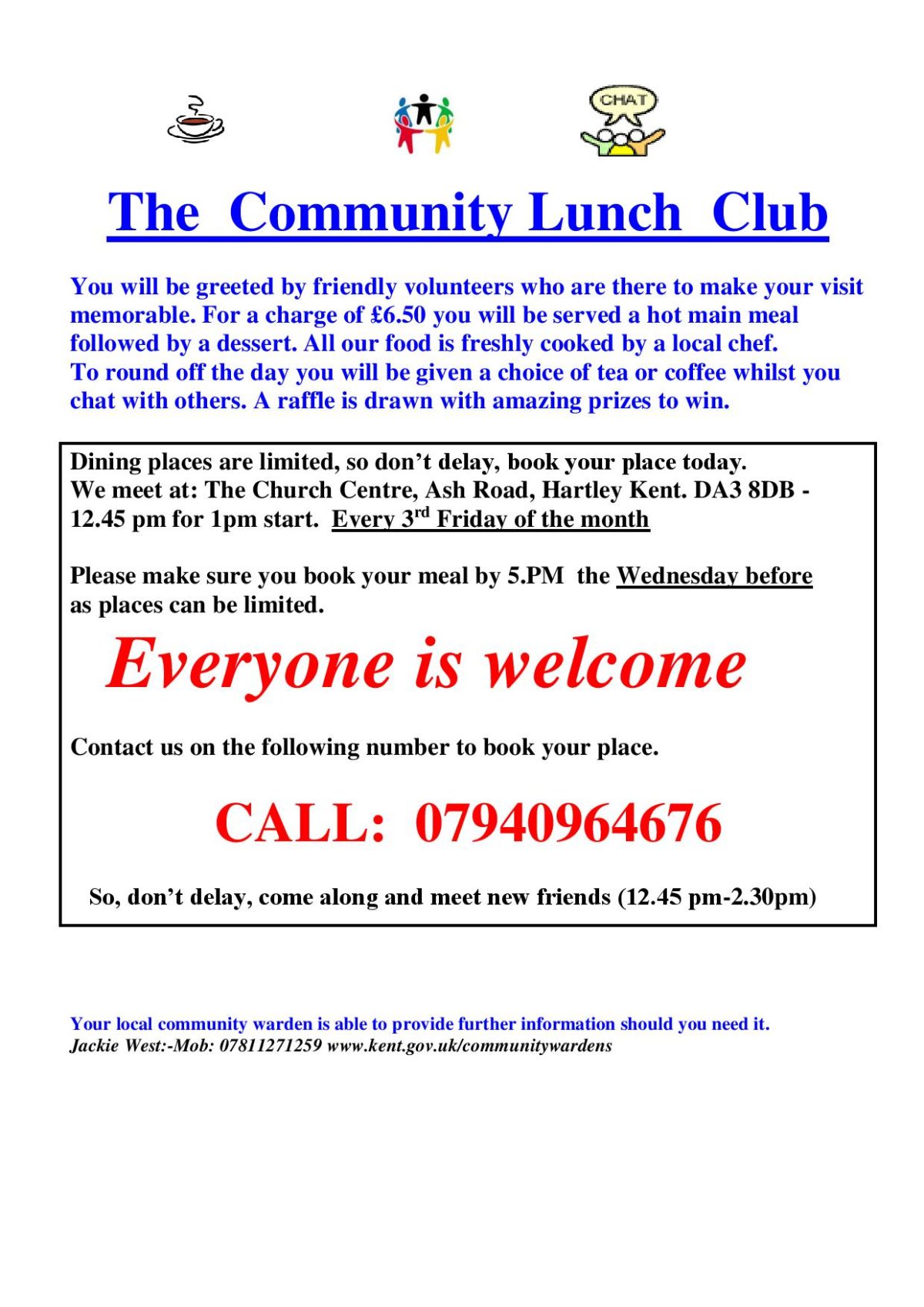 Community Lunch Club – New Ash Green